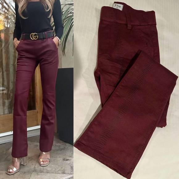 BEVY FLOG | Pants & Jumpsuits | New Bevy Flog Womens Nansi Merlot Snake ...